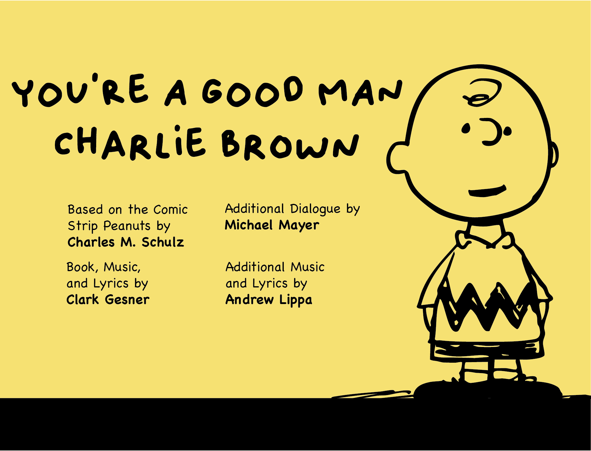 You’re a Good Man Charlie Brown Based on the Comic Strip Peanuts by ...